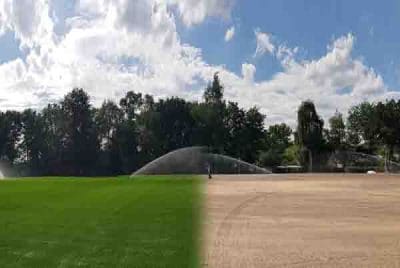 Gazon naturel renforcé: gazon hybride - Hatko Sport